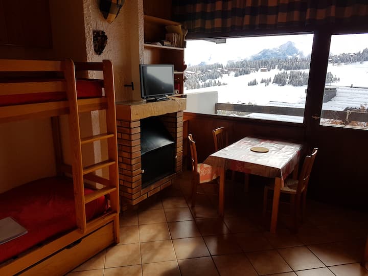 Studio 21 M2 4 P Centre Station Les Saisies - Hauteluce
