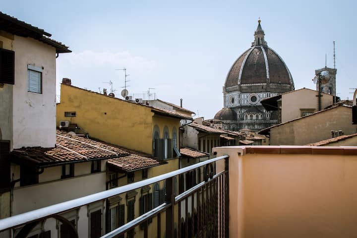Panoramic Loft Duomo Terrazza Wi-fi A/c Terrace - Florenz