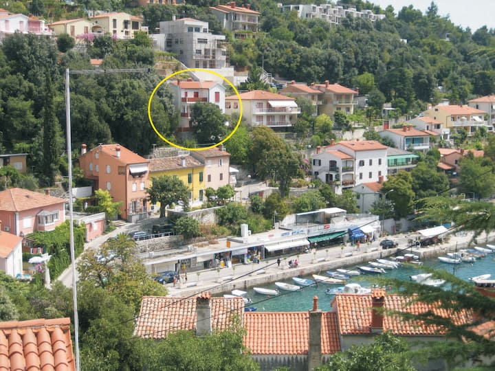 A Spacious Apartment In Central Position, Seeview - Rabac