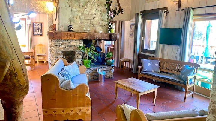 Chalet Authentique Appt 8 Pers Skis Aux Pieds - Val Claret