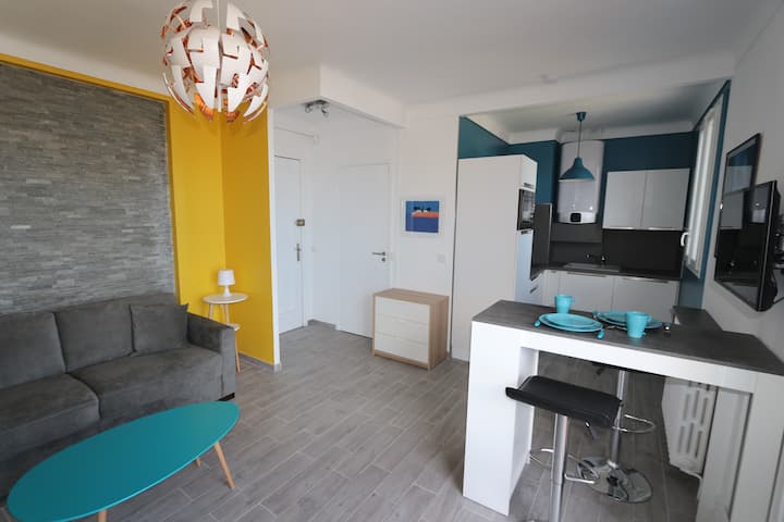 Studio Pour 2 Personnes Proche Monaco Vue Mer - Beausoleil
