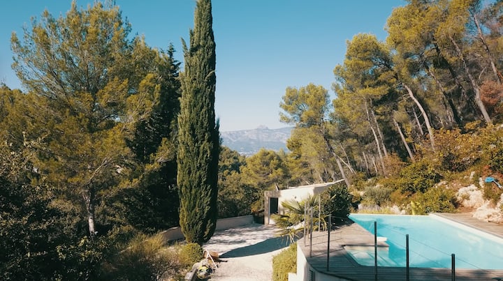 Gémenos : Coin De Paradis + Vue Garlaban + Piscine - Gémenos