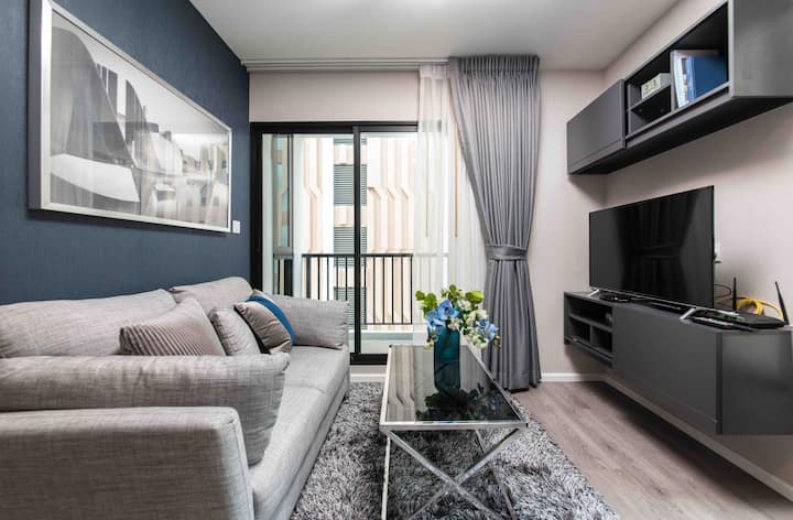 Stylish&comfy Room,190m Jj Mkt,near 7-11,bts & Mrt - Bangkok