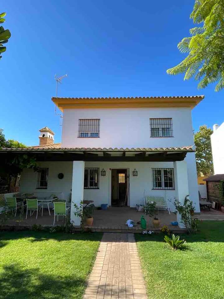 Charming Andalusian House With Garden On The Beach - Isla Cristina