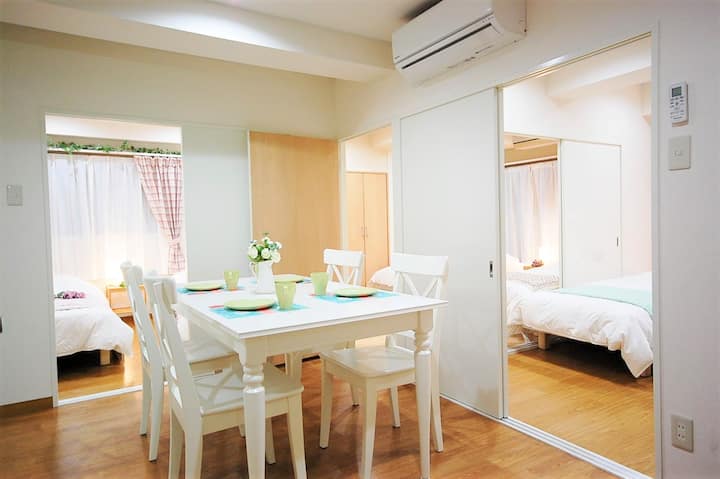 E) 3br/6 Bed/ 4 Mins Walk Ikebukuro/ Free Wifi - Ikebukuro