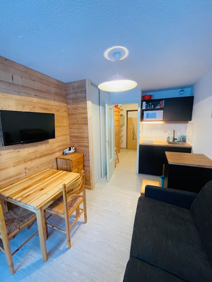 Studio 4 Pers, Alpe D'huez, Skis Aux Pieds - L'Alpe d'Huez