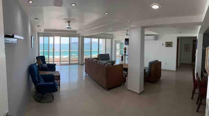 Hermoso Departamento Con Vista Privilegiada - 마사틀란