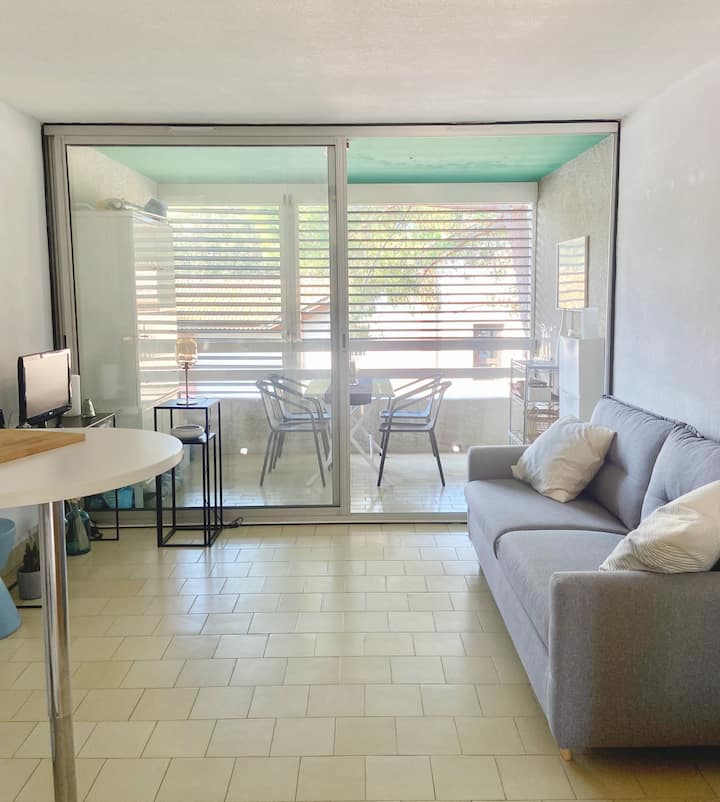 Studio Cosy Tout éQuipé Port De Hyères - Giens
