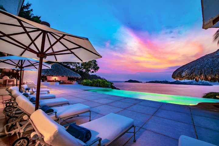 Las Brisas Luxury Villa 7 Bedrooms With Chef&staff - Acapulco