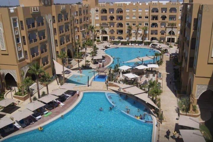 Résidence Folla, Aqua Resort, Appart à Chat Mariem - Susa