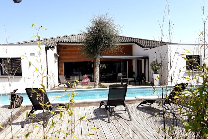 Villa D'architecte 4*, Piscine Privée, Chauffée - Moliets-et-Maa
