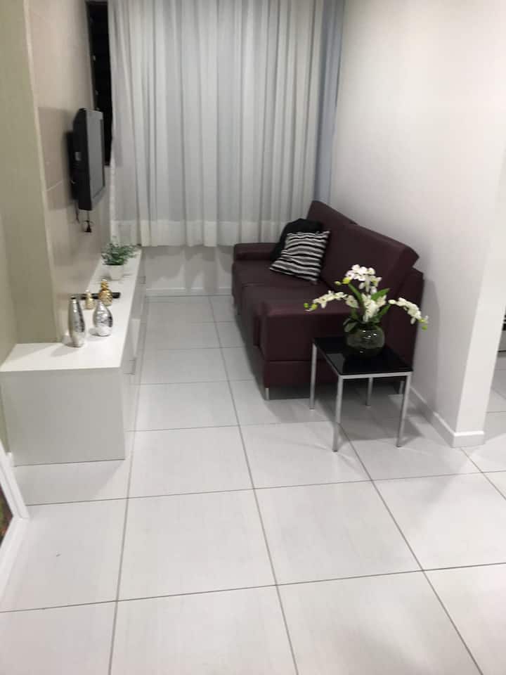 Flat Compacto De 1q Próximo A Praia De Boa Viagem - Recife