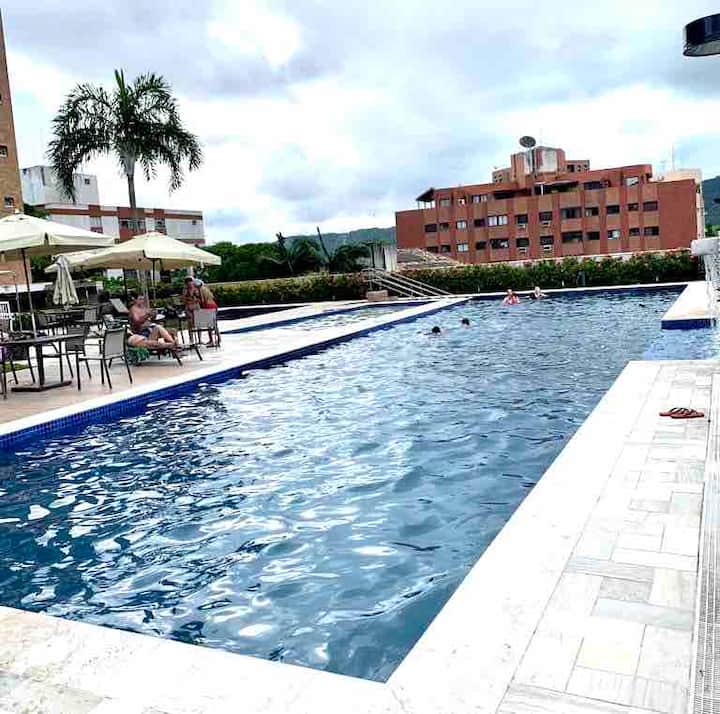 Apto C/ Piscina Aquecida,2 Vagas E Varanda Gourmet - Brazil