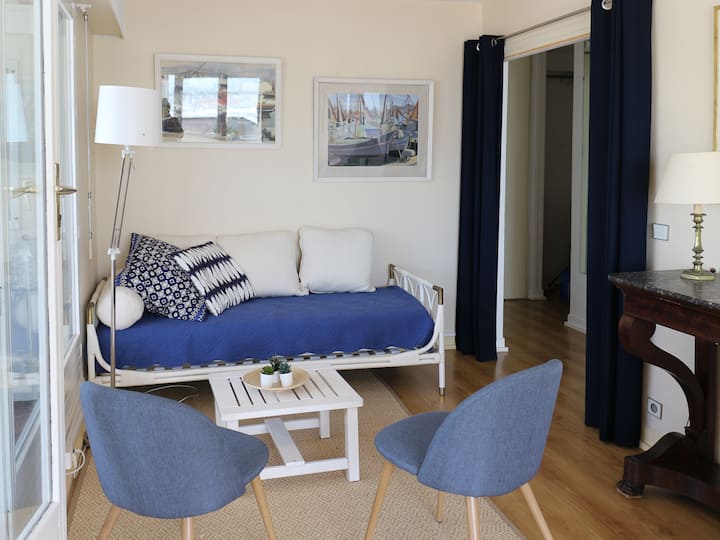 Plage, Vue Mer - Appartement Terrasse Véranda Wifi - Blonville-sur-Mer