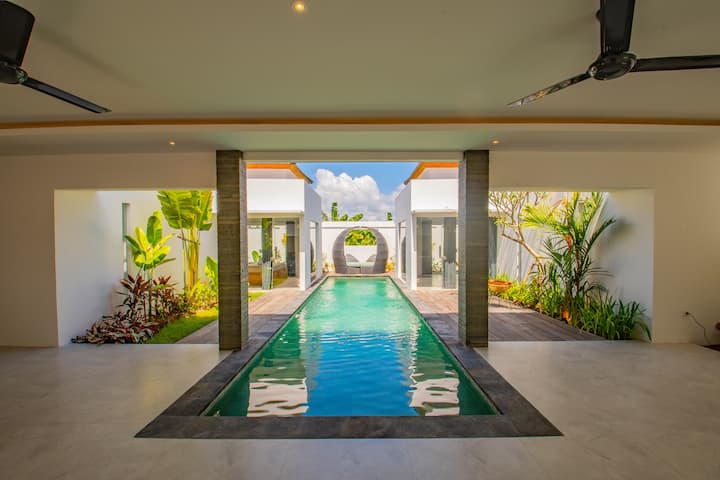 2br Villa Private Pool – Beachside Ricefield View - Kuta