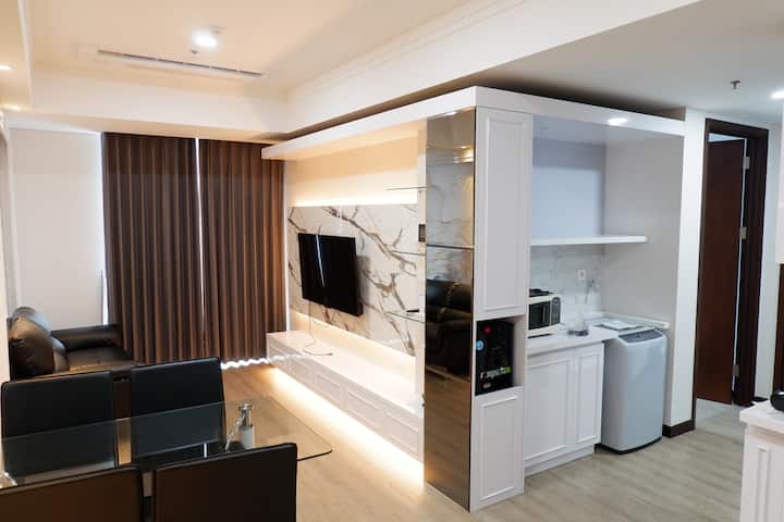 2br New&stylish Flat @Kuningan-tebet +Wifi&parking - Jakarta