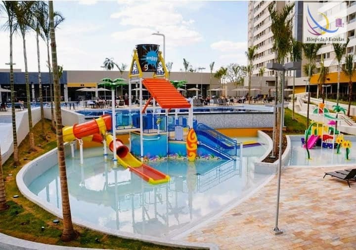 Resort Solar Das Aguas 2/4, Tudo Q Família Precisa - Olímpia