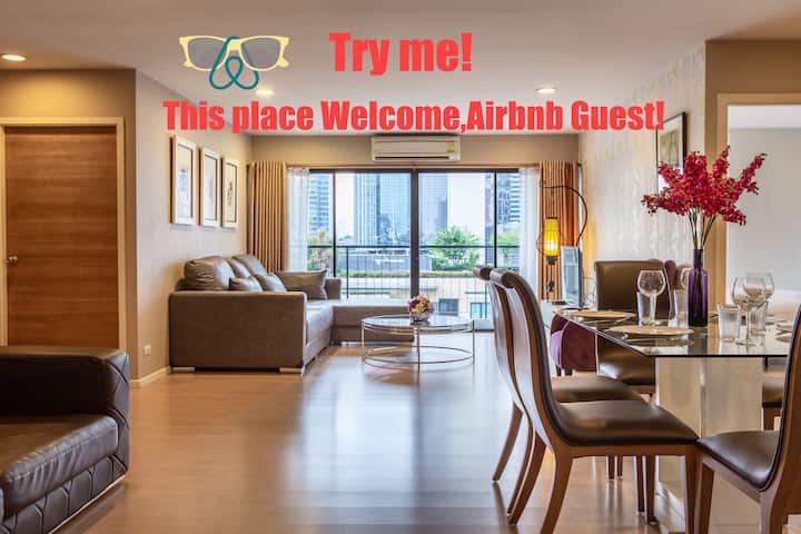 Breezy Apt2 @Heart Of Bkk/5min Walk To Bts/4-10pax - Bangkok