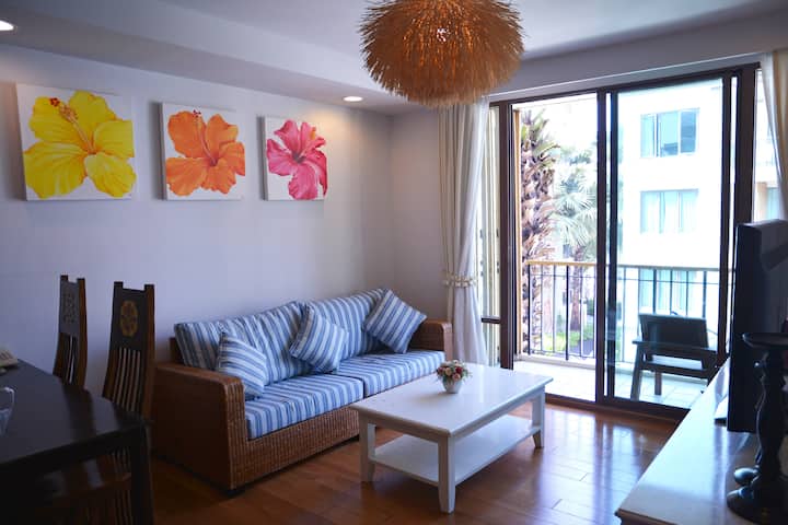2 Br, Beach Front Condo, Baan Sansuk - 후아 힌