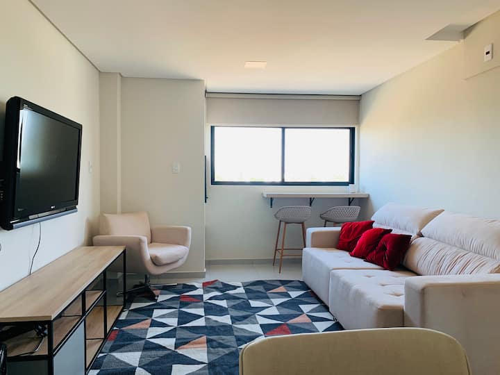 Apartamento Para 6! Charmoso No Coqueiral - Cascavel