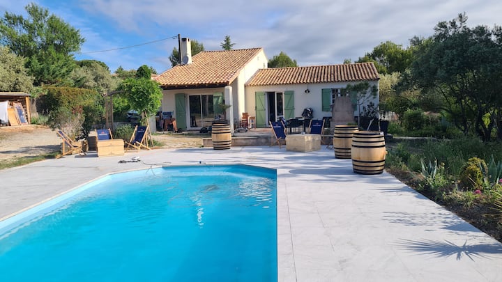 Chambre Privée Sud - Villa Piscine - Petit Déj Inc - Nans-les-Pins