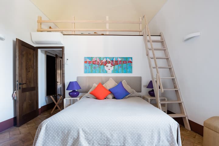 Look Across At San Biagio Church From A Historic House - Montepulciano