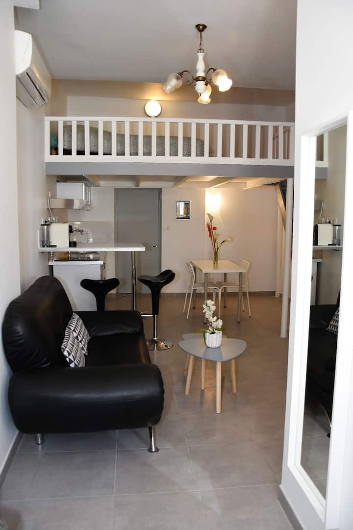 Studio Climatisé Mezzanine Centre Ville - Montpellier