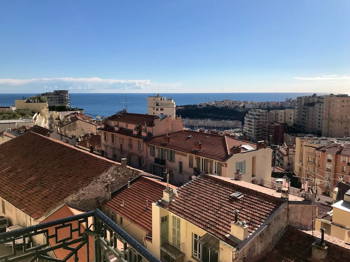 Sea View Apartment 3 Min From Monaco Station - Monte Carlo