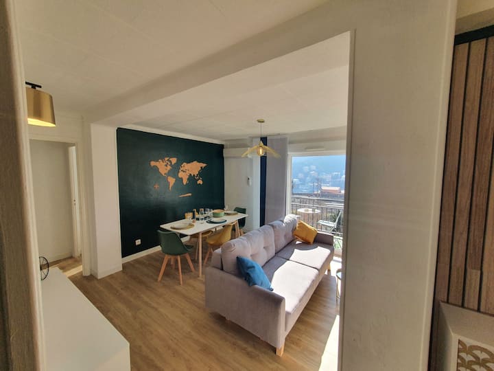 Joli Appartement T3 Climatisé, - Cerbère