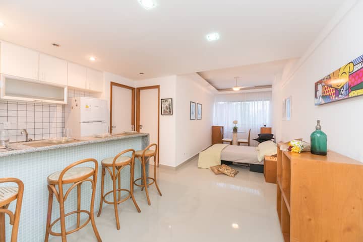 Apto.parque Jaqueira P 5pessoas - Recife