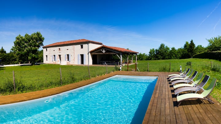 Gite Pech De Durand  Ferme Du Xixe Restaurée - Villeneuve-sur-Lot