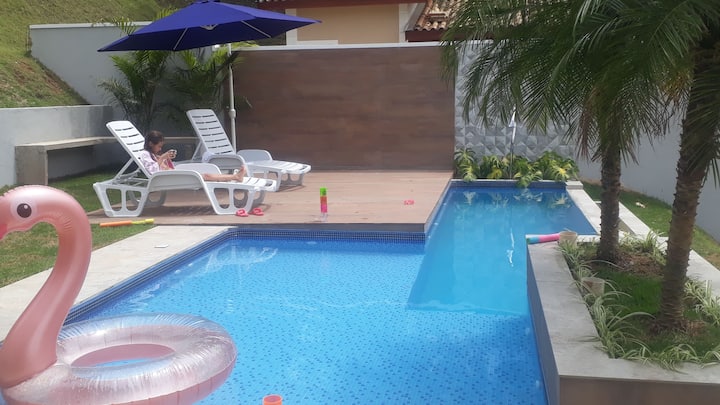 Casa Em Serra Negra Piscina Climatizada E Campinho - Amparo