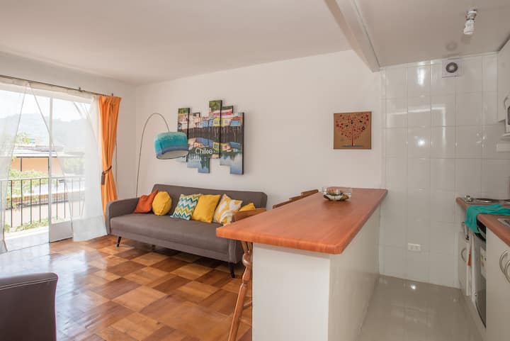 Departamento Amoblado Metro Los Leones - Providencia