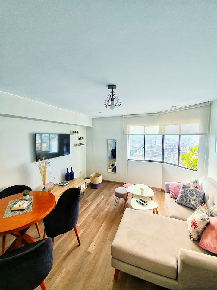 2 Br Apartment W/ Amazing City View. 100 Mbps - Lima