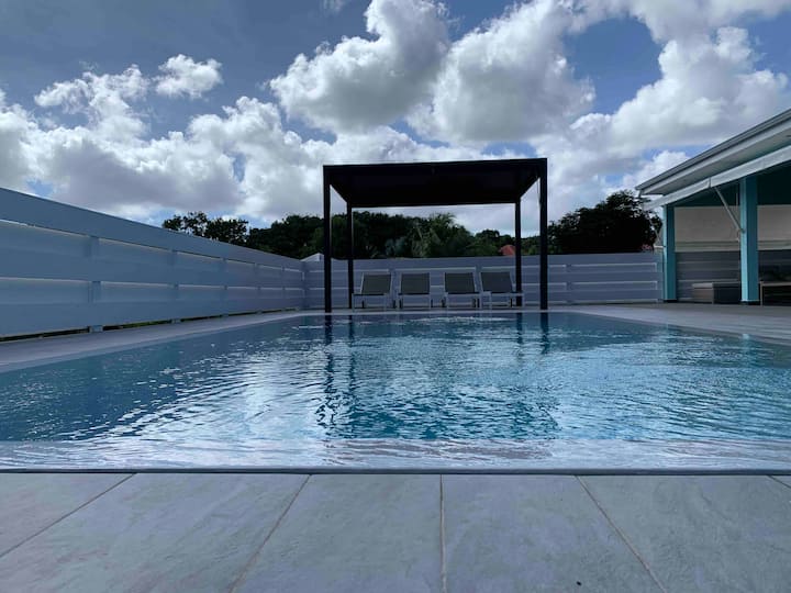 Villa D'architecte 3 Chambres Piscine Privée - Guadeloupe