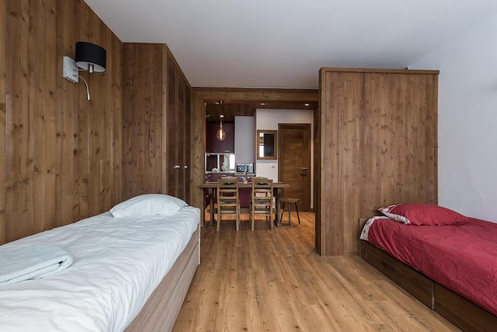 Great View, Cosy Warm Mountain Studio - Val-d'Isère