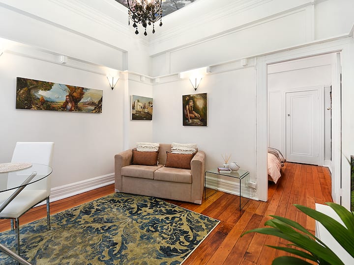 Charming Art Deco 1 Bed Near City Centre & Surf - Mosman