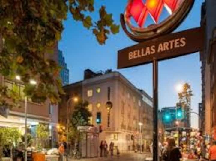 Nice Studio Apartment In Bellas Artes. - Santiago