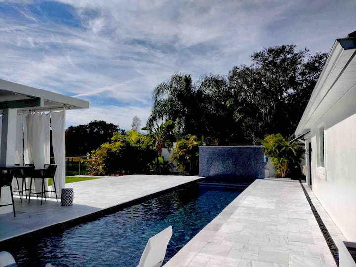 Santorini Oasis On Swan Lake:pool &Outdoor Kitchen - Alafia River State Park, Lithia