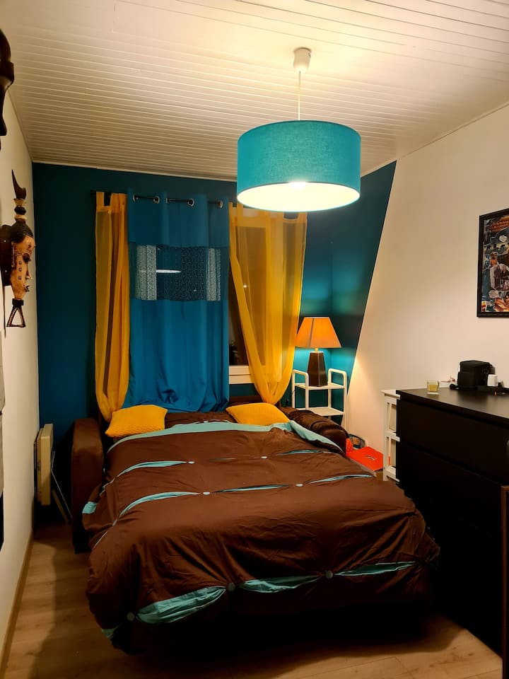 Jolie Chambre Ethnique Ds Maison Familiale Au Lac - Yvoire