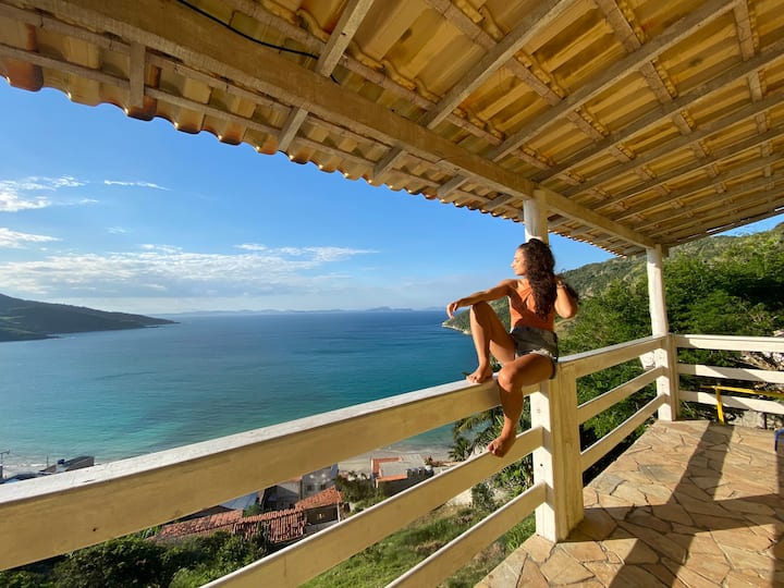 Arraial Do Cabo, Casa Amarela C/ Vista P/ Mar - Arraial do Cabo