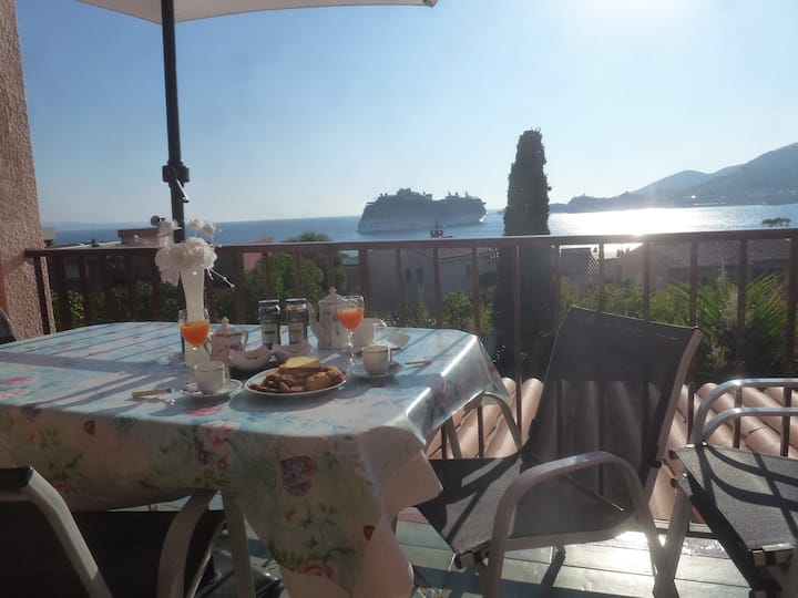 T4 Spacieux Avec Terrase Vue Panoramique Sur Golfe - Ajaccio
