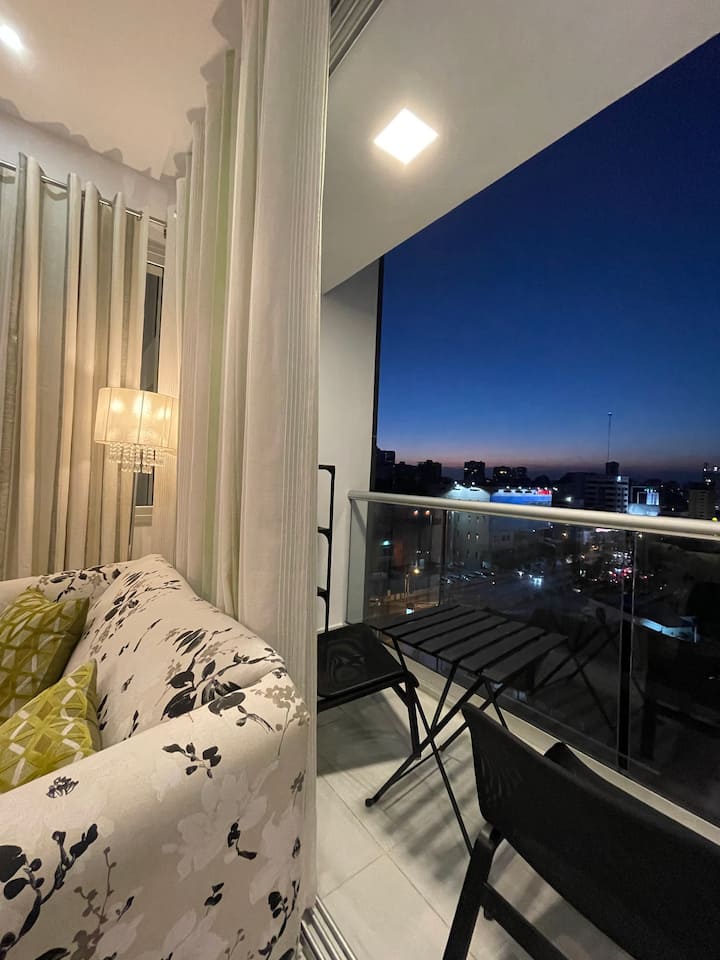 Superbe Appartement Piantini De 2 Chambres, 2 Salles De Bain, Avec Balcon Et Serrure Connectée - Saint-Domingue (République Dominicaine)