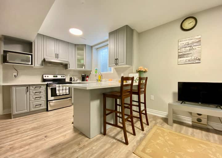 Lovely 2-bedroom Basement Unit With Free Parking - Oakville