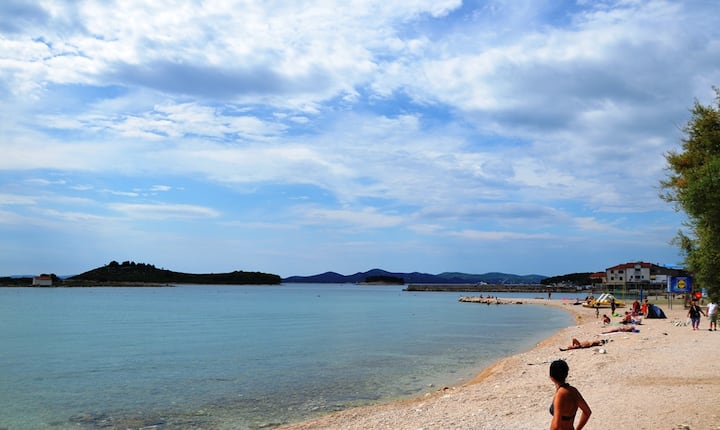 Pakoštane, Ap For 10p, Sandy Beach - Biograd na Moru