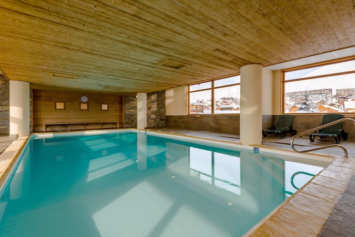Appartement Près Des Pistes! Piscine + Sauna - Fontcouverte-la Toussuire