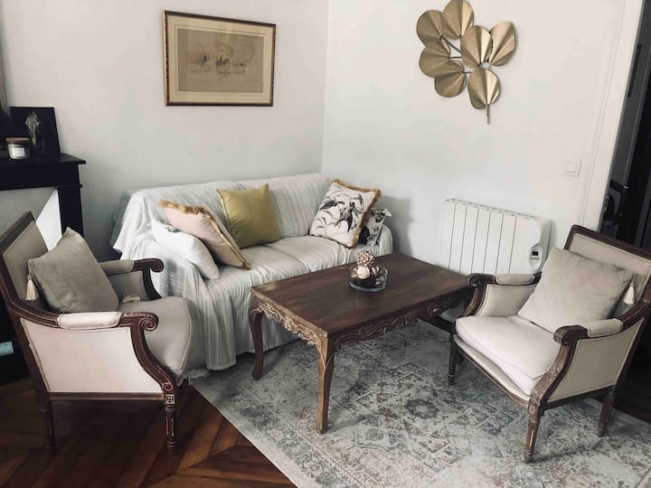 Appartement 3 Pièces - Chic Shaby Pour Famille - Villiers-le-Mahieu