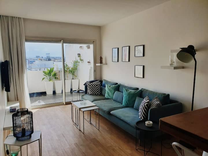 Cosy Appartement Panoramic View Of Casa Maarif Ac - Casablanca