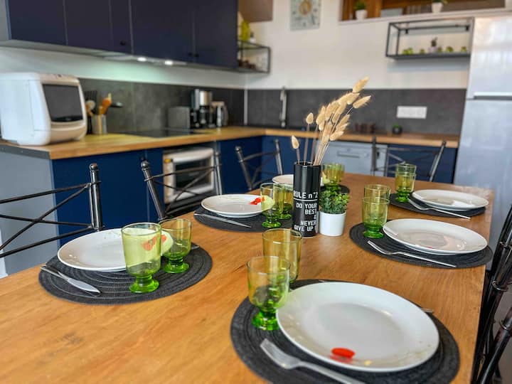 Couleur Nature~confort Cosy Ocean Forêt 8p - Mimizan Plage