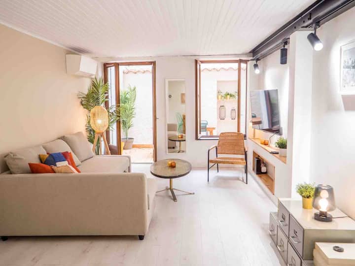 T2 Lumineux 47m2 & Terrasse – Gare & Vieux-port - Marseille